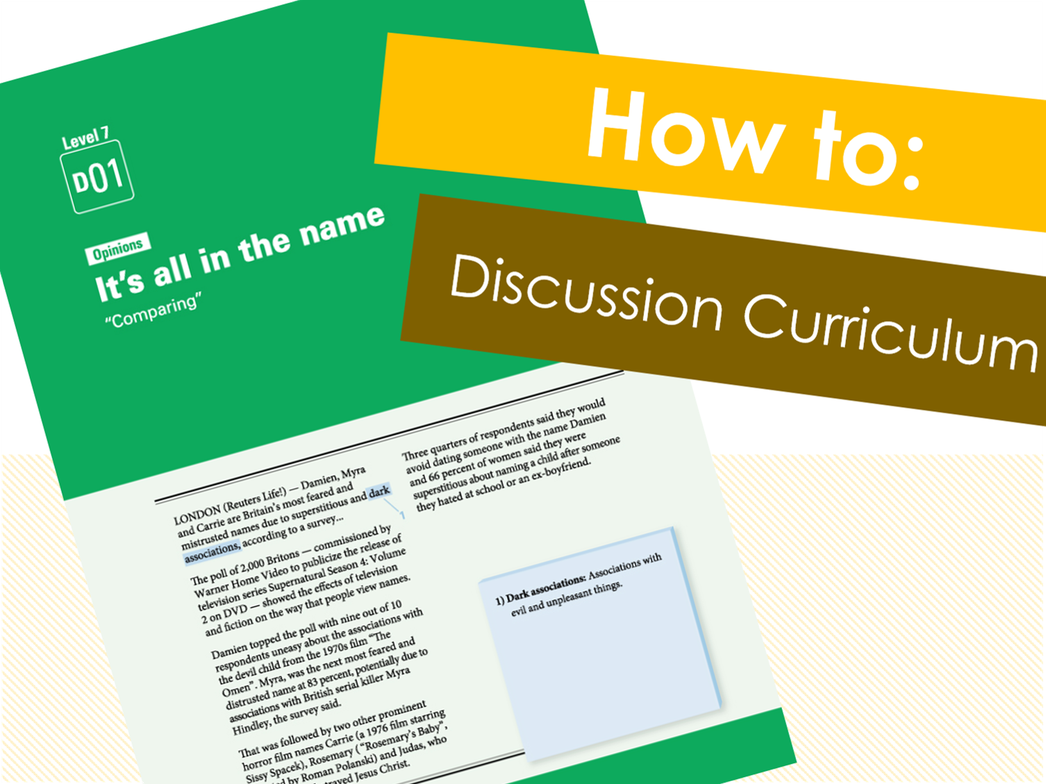 How To: Discussion Curriculum – NLC Online Learning